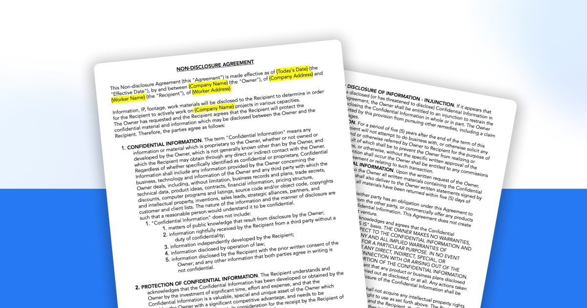 Producer’s Guide: Non-Disclosure Agreements (Includes Free Template ...